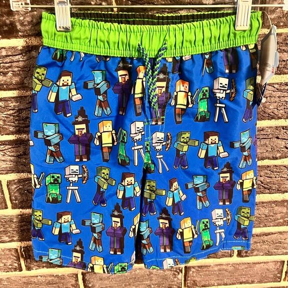 Minecraft | Swim | Minecraft Swim Trunks Brand New | Poshmark